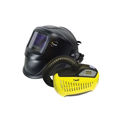 Xcel Air Fed Auto Darkening Welding Mask With Papr And Adf