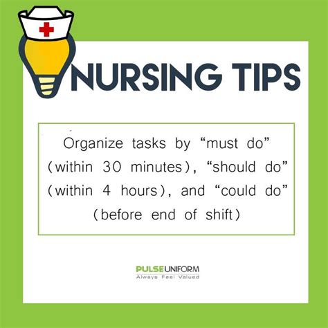How Do You Organize Your Tasks Nursing Nurse Nursingtip Nursing Notes Delegation