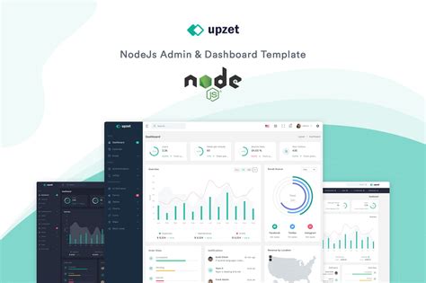 Upzet Nodejs Admin And Dashboard Template