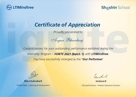 Aryan Bhardwaj On Linkedin Ignite2023 Ltimindtree Training Tech