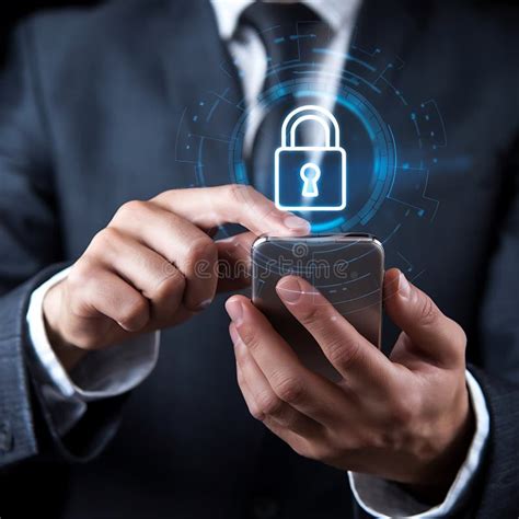 Secure Mobile Access Protecting Sensitive Data With Enhanced Security Measures Stock