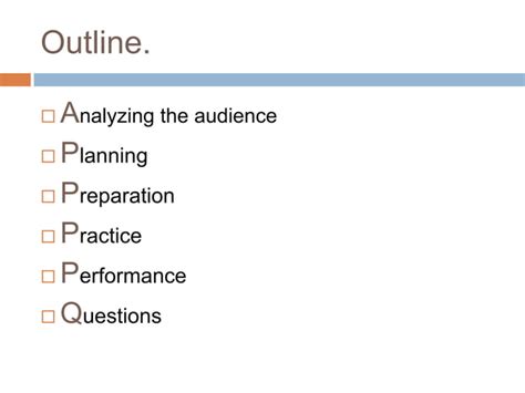 presentation skills and analyzing audience pptx