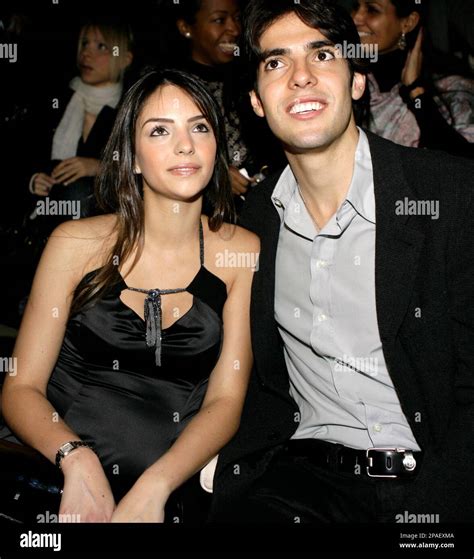 Ac Milan Brazilian Soccer Star Ricardo Kaka And His Wife Caroline