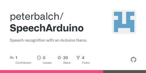 GitHub Peterbalch SpeechArduino Speech Recognition With An Arduino Nano