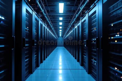 Data Center Network Organization And Server Collocation Stock