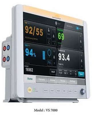 ECG SpO NIBP Multi Parameter Patient Monitor Warm Up Time Seconds