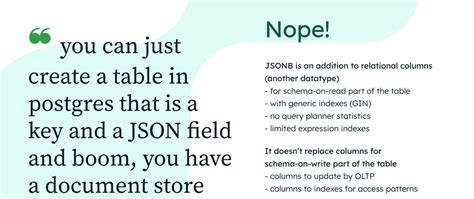 Intro To Postgresql With Jsonb Compared To Mongodb A General Purpose