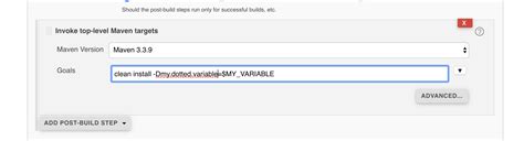 Environment Variable In Jenkins With Dot In Java Maven Project Stack