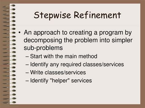 ppt stepwise refinement powerpoint presentation free download id