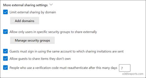 Configure External Sharing In SharePoint Online Office 365 Reports