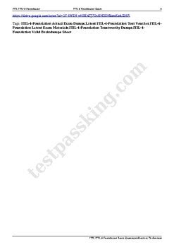 ITIL ITIL Foundation Exam Questions Shortcut To Success By Cin Pop