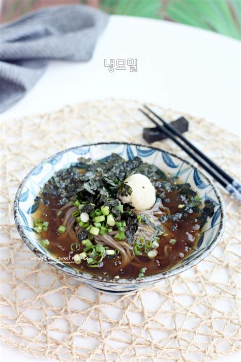 냉모밀 육수 만들기 메밀소바 소스 쯔유 메밀국수 만드는법 네이버 블로그