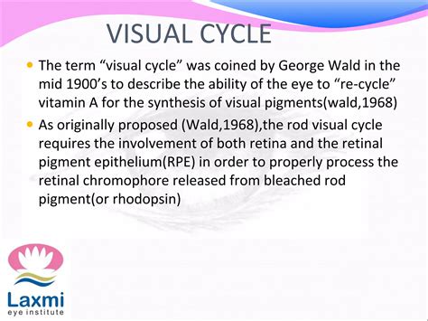 Vitamin A And Visual Cycle Pptx