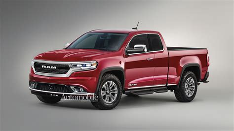 2021 Ram Dakota Midsize Pickup Truck Renderings Rumors Automobile