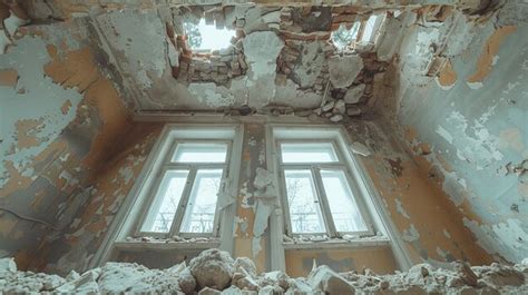 Apartments ceiling was completely destroyed Generative Ai | Premium AI ...