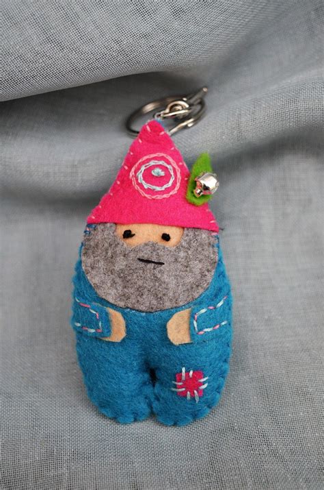 Keyring Gnome Etsy