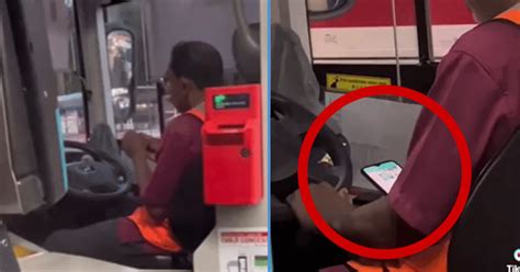 Smrt Bus Captain Suspended For Eating And Looking At Phone While Driving On Expressway Goody Feed