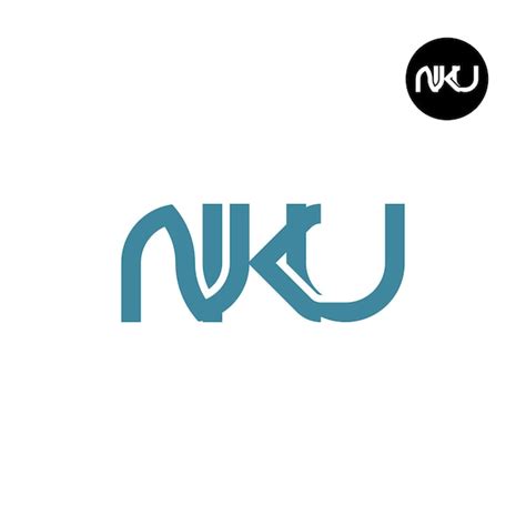 Premium Vector Nku Logo Letter Monogram Design