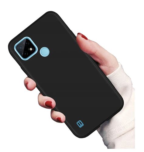 Etui Black Czarne Matowe Do Realme C21y C25y Case 12593473998