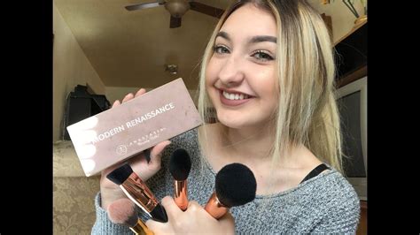 ASMR Roleplay Doing your makeup | Soft Spoken - YouTube