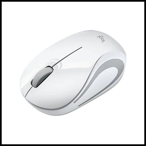 Logitech M Ultra Portable Mini Wireless Mouse White