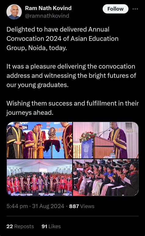 Aditi Kashyap On Linkedin Convocation Asianeducationgroup