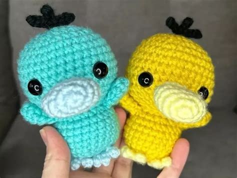 Crochet Psyduck Free Amigurumi Pattern Amigurumi Space