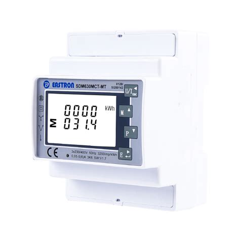 Sdm630mct Mt Multi Tariff Rs485 Modbus Ct Type Din Rail Three Phase Multi Function Energy Meter
