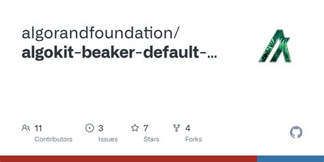 GitHub Algorandfoundation Algokit Beaker Default Template