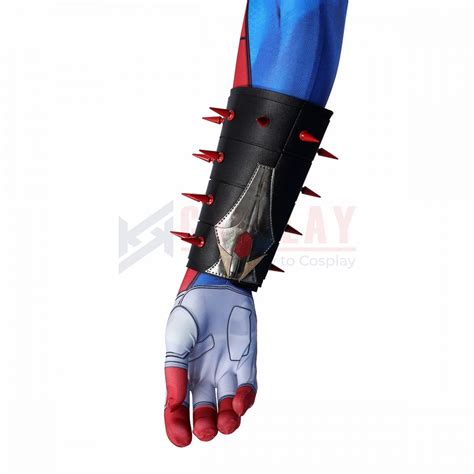 Marvel Rivals Spider Punk 2099 Cosplay Costume Halloween Suit