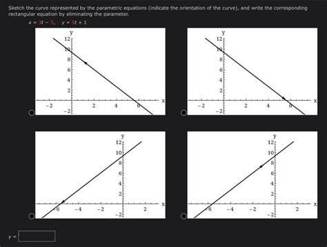 Solved Sketch The Curve Represented By The Parametric Chegg