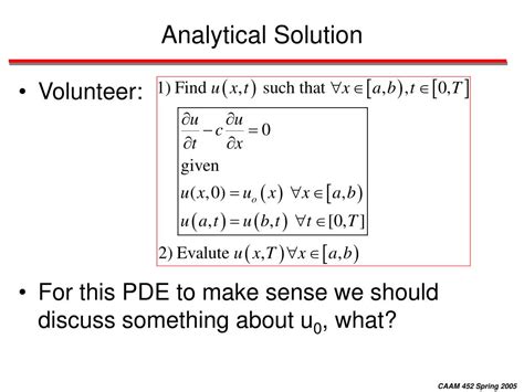 Ppt Numerical Methods For Partial Differential Equations Powerpoint Presentation Id 3305112