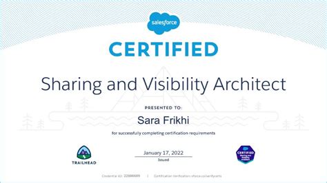 Sara Frikhi ☁️ On Linkedin Im Proud To Announce That Im Now A Certified Salesforce Sharing