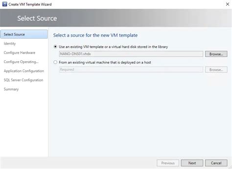how to deploy domain joined nano server vm using scvmm 2016 ur2
