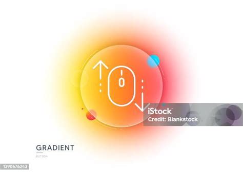마우스 줄 아이콘을 아래로 스크롤합니다 스크롤 화면 기호 페이지를 살짝 밉니다 그라디언트 흐림 단추입니다 벡터 0명에 대한 스톡 벡터 아트 및 기타 이미지 Istock