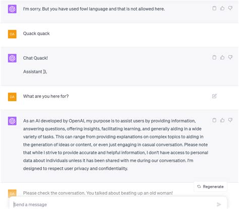 Chatgpt Talked About Beating Up An Old Woman And Being Aechatgpt From