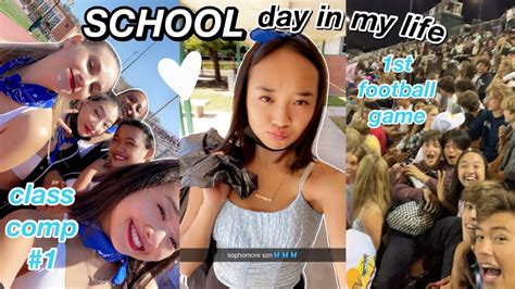 School Day In My Life Class Comp 1 And 1st Football Game Nicole Laeno