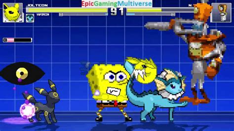 Pokemon Of Eevee Evolutions And Spongebob Squarepants Vs Doctor