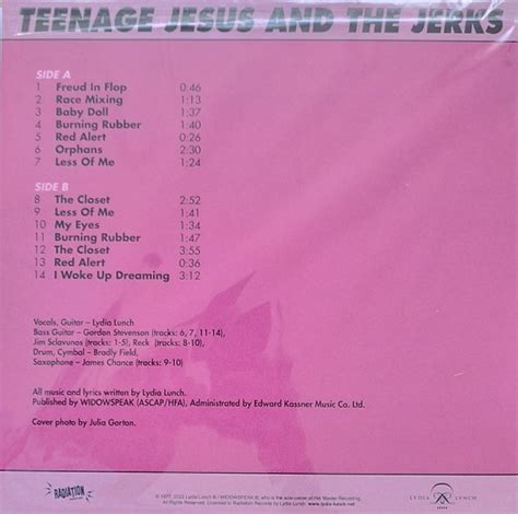 Teenage Jesus And The Jerks St Lp Enigmatic Records