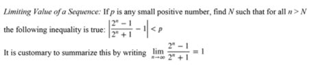 Solved Limiting Value Of A Sequence If P Is Any Small
