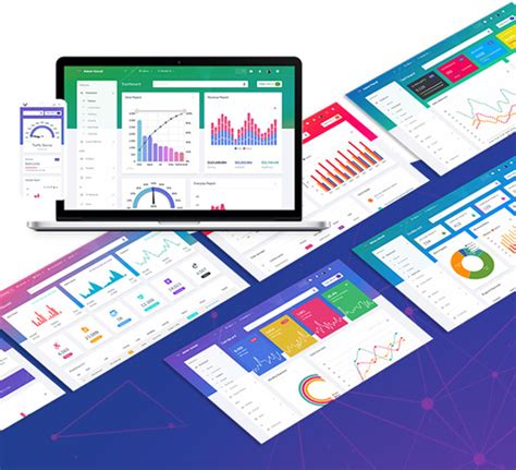 色彩丰富的bootstrap数据分析管理后台模板 Voicex