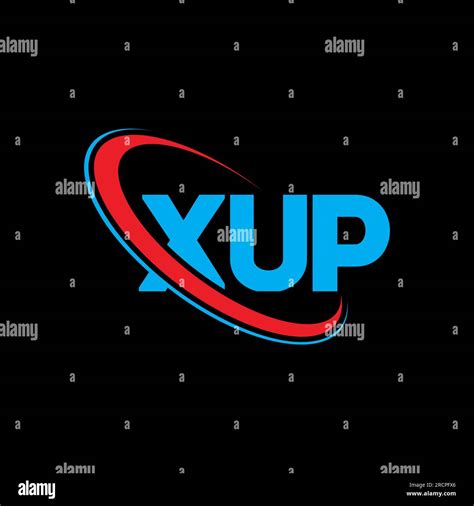 XUP Logo XUP Letter XUP Letter Logo Design Initials XUP Logo Linked With Circle And Uppercase
