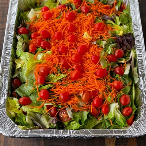 Epic Garden Salad For A Crowd 50 Servings Ready In 20 Minutes