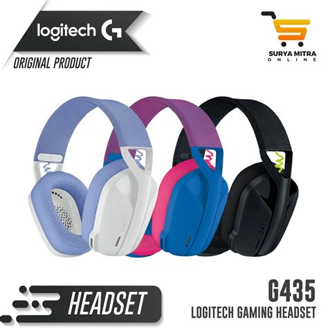 Jual Logitech G435 Headset Gaming Bluetooth Wireless Ultra Light Shopee Indonesia