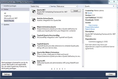 Job Scheduling In Aspnet Mvc With Quartznet