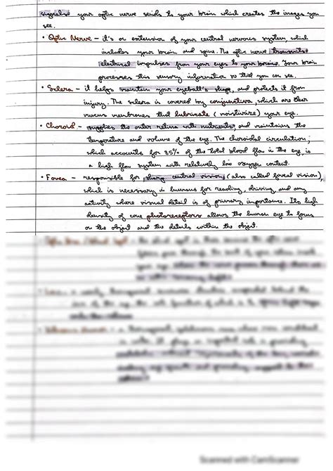 Solution Igcse Biology Eye Structure And Pupil Reflex Studypool