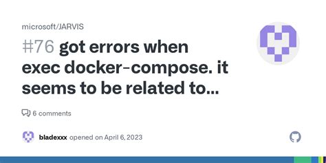 got errors when exec docker compose it seems to be related to nvidia