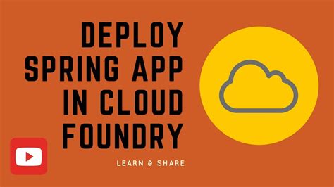 How To Deploy Spring Boot App In Cloud Foundry Demo Interviewdot Youtube