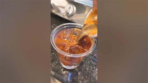 How To Make An Iced Americano Perfect Coffeeshortsvideo Coffeesprasso Youtube