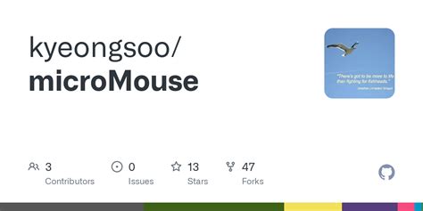 GitHub Kyeongsoo MicroMouse